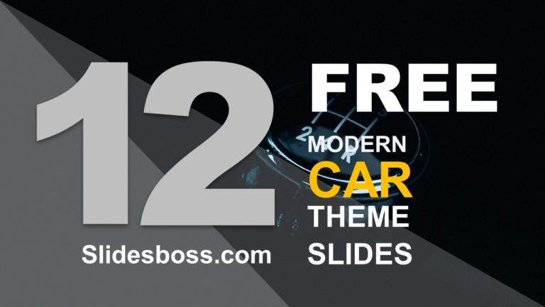 Car – Free Powerpoint template and Google Slides theme – Slidesboss